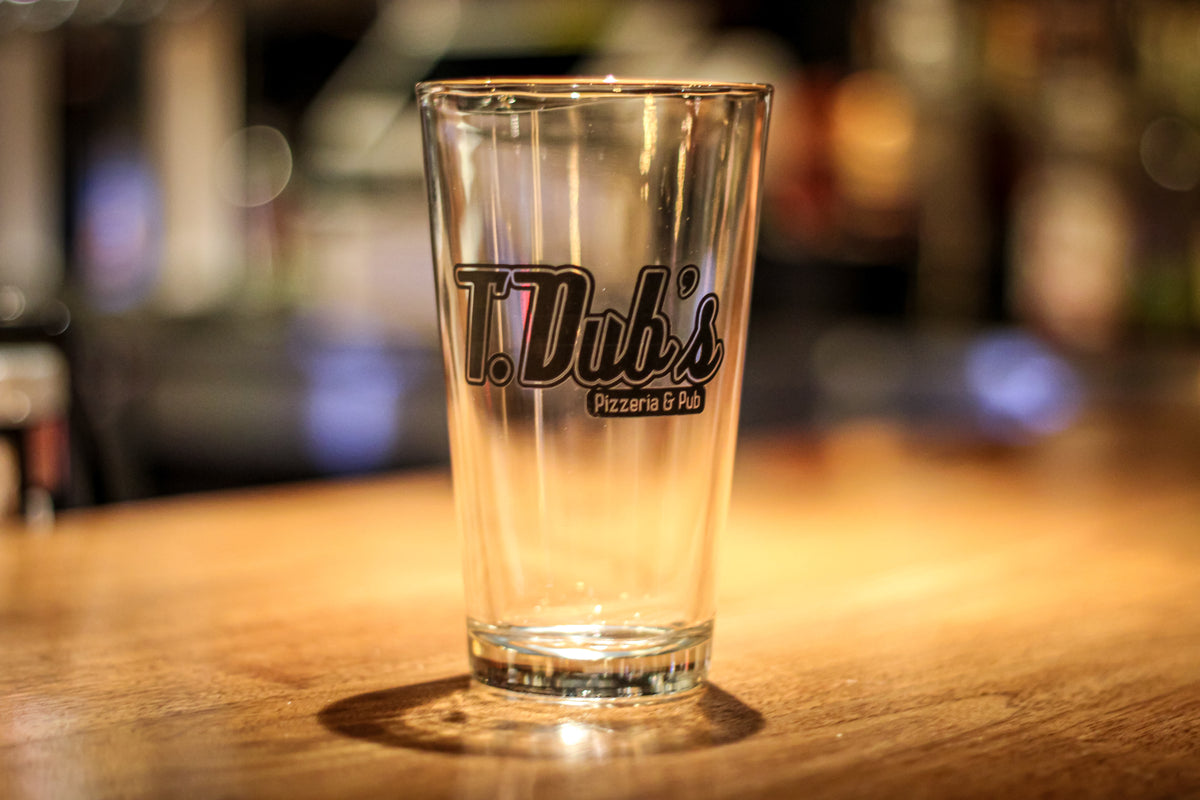 T.Dub's Pizzeria & Pub Pint Glass
